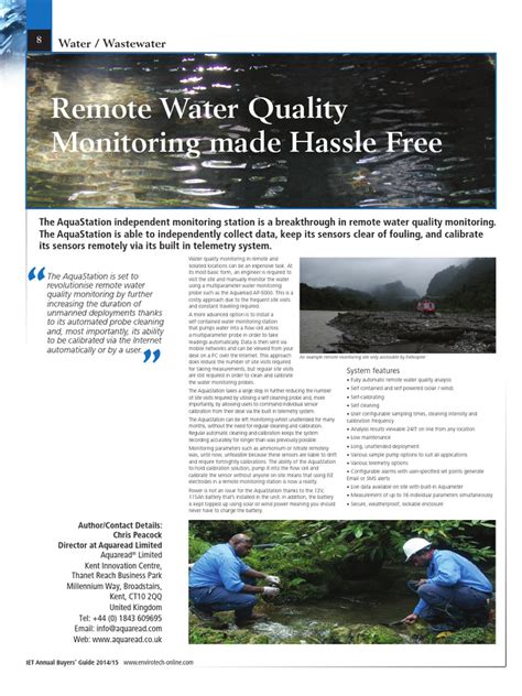 Remotewaterqualitymonitoringmadehasslefree Pdf