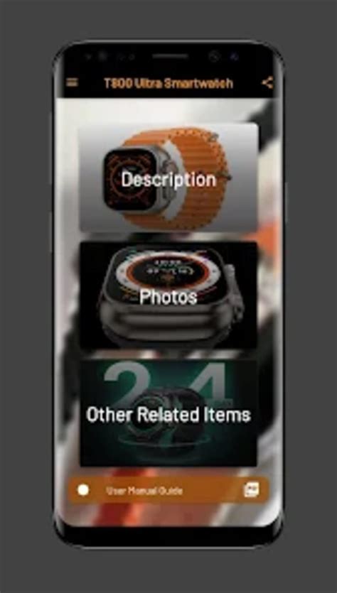 T800 Ultra Smartwatch Guide For Android Download