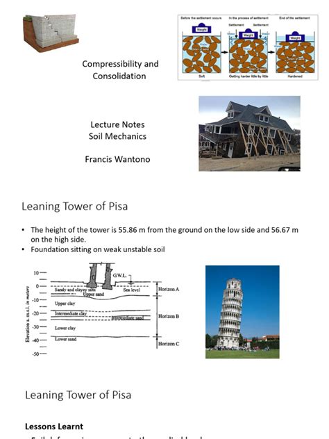Compressibility And Consolidation Pdf Elasticity Physics