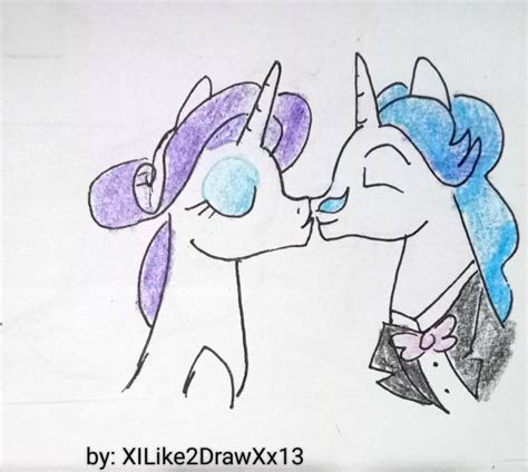 Raripants Kiss By Xilike2drawxx13 On Deviantart
