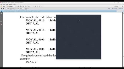 Input Output Instructions 2 Youtube