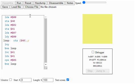 modifying the 6502 assembly program dev community