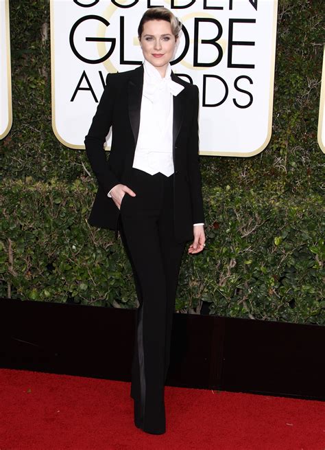 Golden Globes 2017 Evan Rachel Wood Is Very Cool In Altruzarra Go