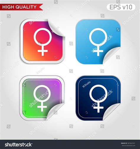 Sex Icon Button Sex Icon Modern Stock Vector Royalty Free 587667431