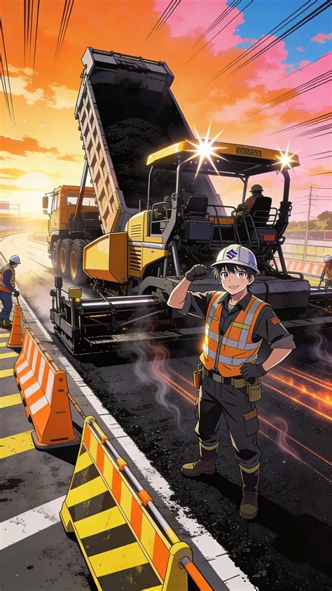 Free Anime Road Builder Image Anime Manga Construction Download