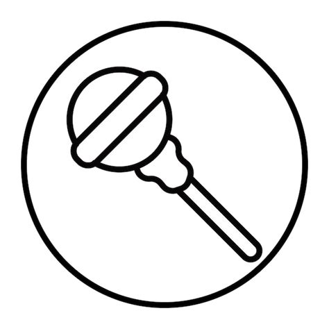 롤리팝 터 아이콘 프리미엄 벡터