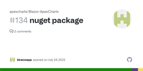 nuget package · issue 134 · apexcharts blazor apexcharts · github