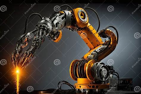 Spot Welding Robot With Purpose Built Arm Capable Of Performing