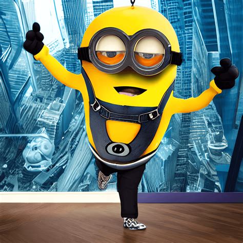 Minion In A Spiderman Suit · Creative Fabrica