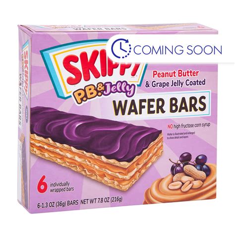Skippy Peanut Butter & Grape Jelly Wafer Bars | Nassau Candy