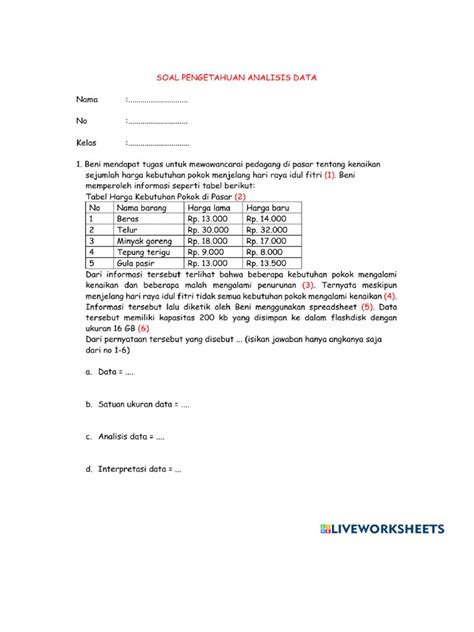 Tugas Informatika Analisis Data Pdf