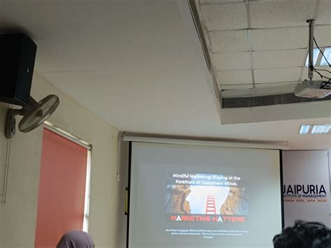 Prashant Singh On Linkedin I Had The Opportunity To Attend A Session On Marketing Management And