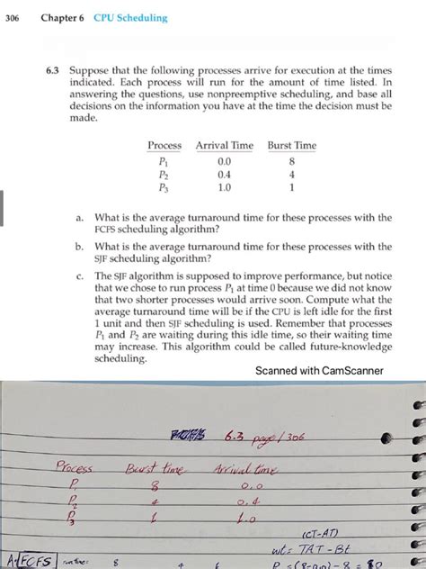 Example On Cpu Scheduler Chapter Pdf