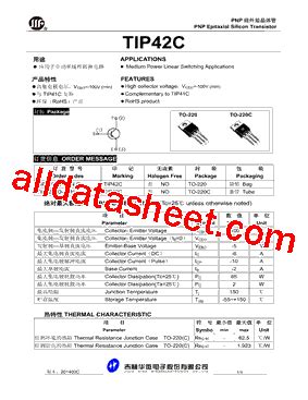 TIP42C Datasheet PDF JILIN SINO MICROELECTRONICS CO LTD