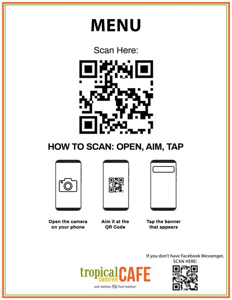 Qr Code Menu Template