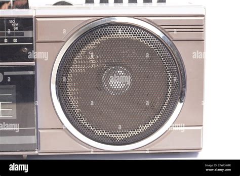 Tape Recorder Portable System Component Speakers Stock Photo Alamy