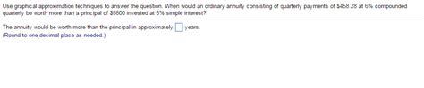 Solved Use Graphical Approximation Techniques To Answer The