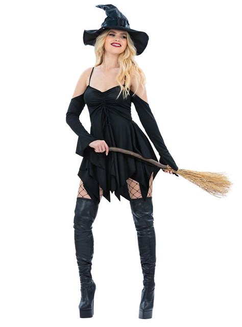 Sexy Black Witch Womens Costume Halloween Costume