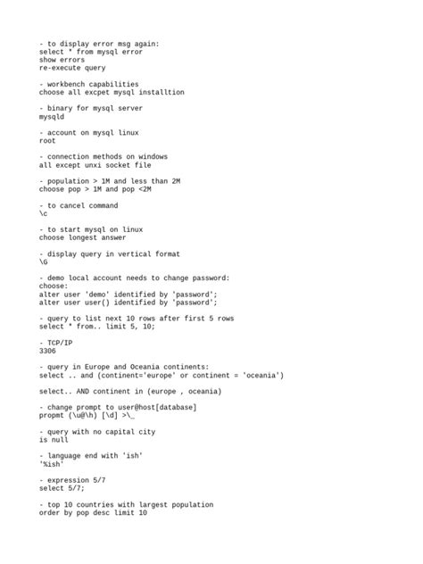 Mysql Explorer Assessment Answers Pdf Computers