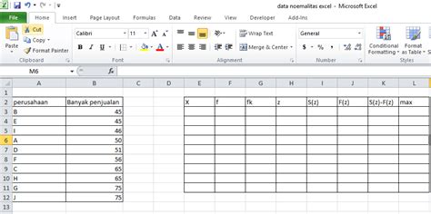 10 Langkah Uji Normalitas Metode Lilliefors Menggunakan Excel Od Stats