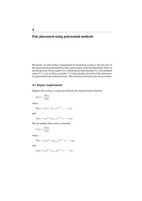 pdf 4 pole placement using polynomial methodspi courses 454 notes4
