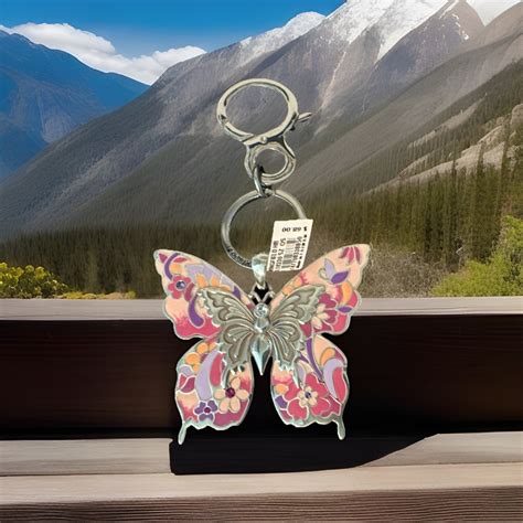 Brighton Wingfield Butterfly Handbag Fob Nwt E18230 List