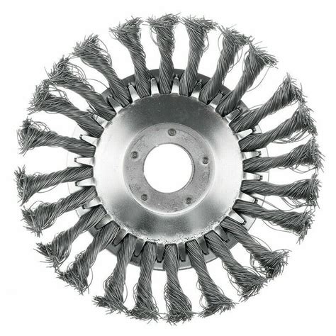 6" 8" Weed Brush Derusting Weeding Wheel Garden Wire Trimmer Grass ...