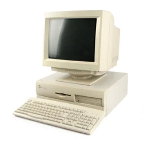 Vintage CRT Monitor Computer