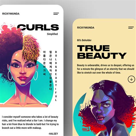 Mobile App Layout By Ricky Munda On Dribbble