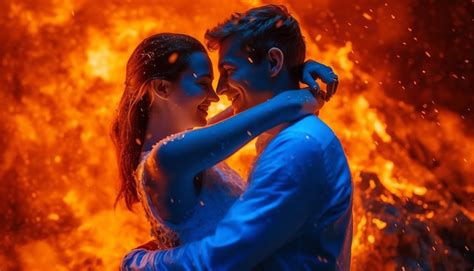 Premium Ai Image Cute Couple Photograph