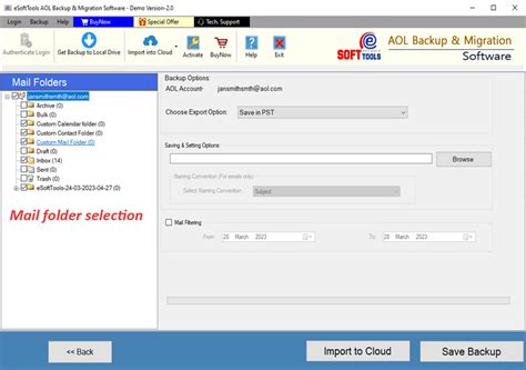 Best Solution To Transfer Export Aol Mail Folders To Outlook PST