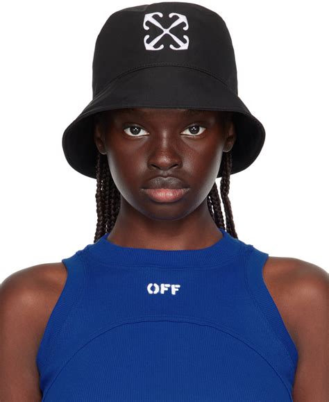 Off White Black Arrow Bucket Hat Ssense