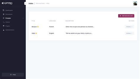 how to add a prompt in gpt pro witivio documentation