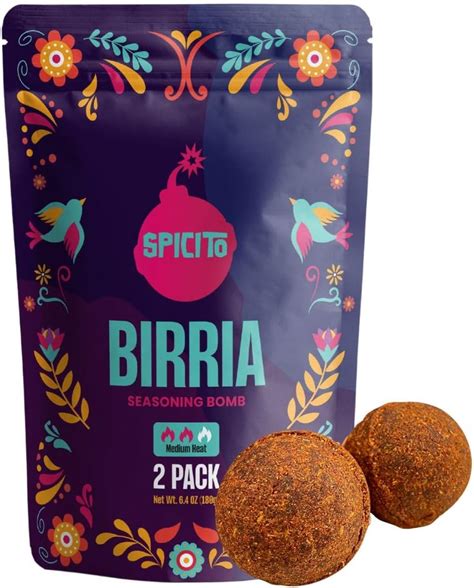 Ez Bombs Birria Bomb Seasoning Pack Of 2 Authentic