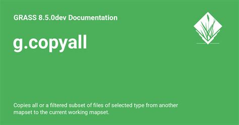 Pyall Grass 8 5 0dev Documentation