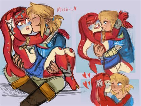 Tumblr Legend Of Zelda Mipha And Link Legend Of Zelda Breath