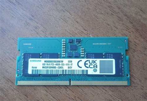 8 Gb Sodimm Ddr5 4800 Москва Комьютерные аксессуары и комплектующие Festima Ru мониторинг