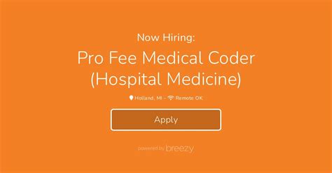 Pro Fee Medical Coder Hospital Medicine At Kode Health