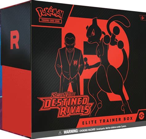 Pokemon Tcg Scarlet And Violet Sv10 Destined Rivals Elite Trainer Box