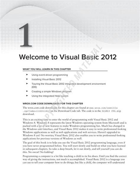 Pdf Using Event Driven Programming Installing Visual Basic 2012