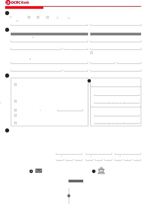 Ocbc Bank Update Address Form Fill Out Printable PDF Forms Online