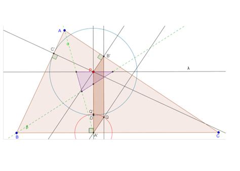 geometry find the locus of points p such that the distances from p