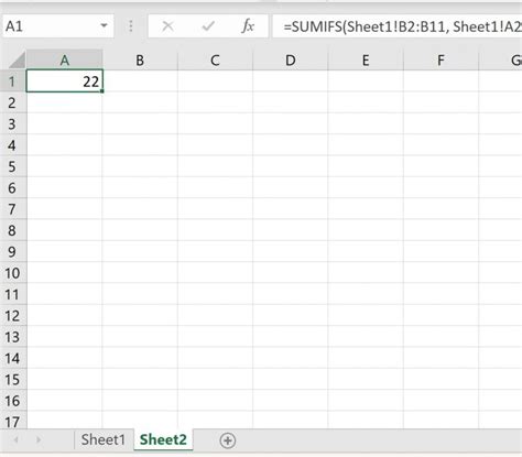 Excel How To Use SUMIF From Another Sheet