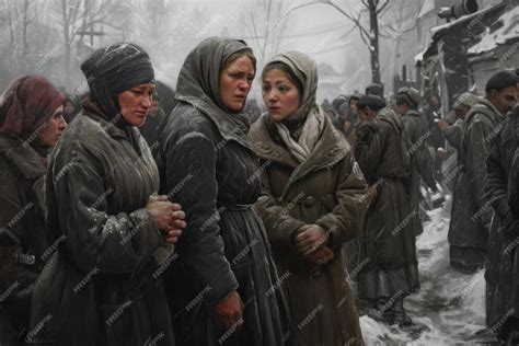 Premium Photo Capturing The Forced Collectivization Policies That Contributed To The Trag