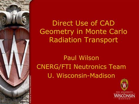 Pdf Direct Use Of Cad Geometry In Monte Carlo Radiation Transport Dokumen Tips