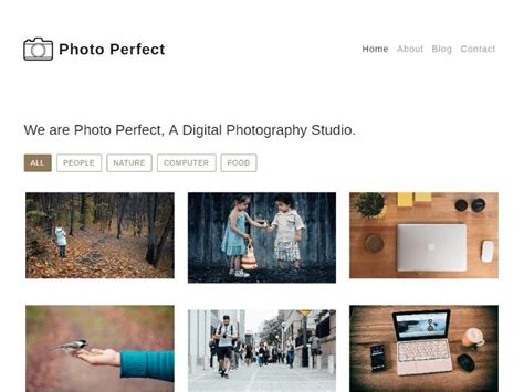 30 Best Photography Website Html Templates With Stunning Photo Gallery