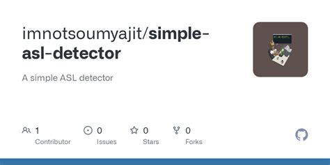 GitHub Imnotsoumyajit Simple Asl Detector A Simple ASL Detector