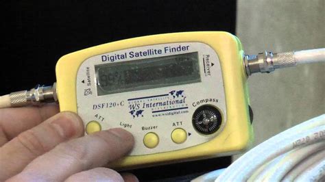 Satfinder с жк дисплеем - YouTube