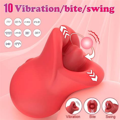 For Ultimate Pleasure：10 Mode Vibrationbiteswing Waterproof Soft