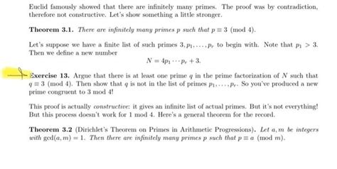 Solved Euclid Famously Showed That There Are Infinitely Many Chegg